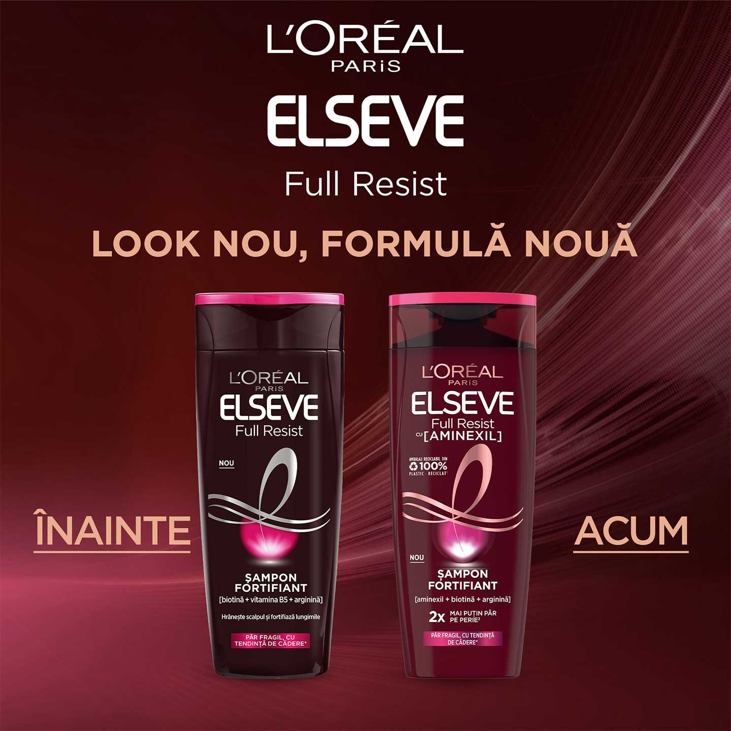 Șampon Elseve Full Resist pentru păr fragil - Pentru ca meritam